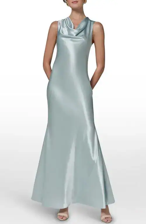 donna karan bridesmaid dresses Donna Karan Women's Strapless Metallic Jacquard Ball Gown in CREAM/GOLD main image 1