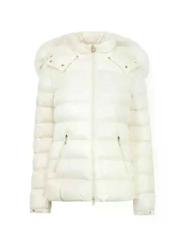 Moncler Badyf Short Down Jacket - White | Editorialist