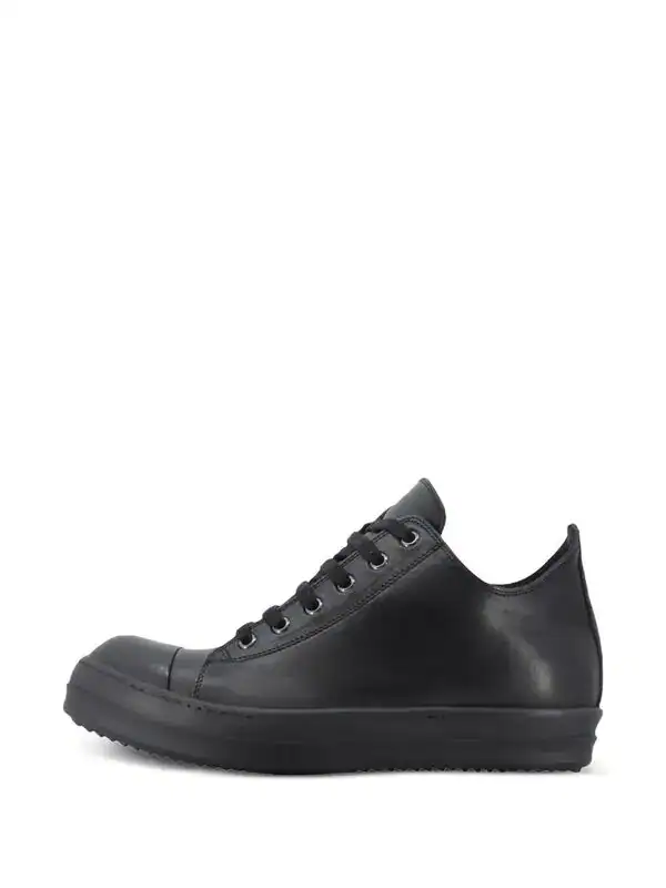 Rick Owens Hollywood Runway Low-top Sneakers - Black | Editorialist