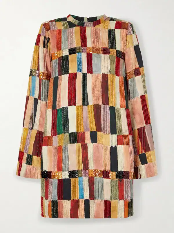 Alemais Marjorelle Embellished Linen-Silk Midi Dress - Multi - 30% Off |  Editorialist