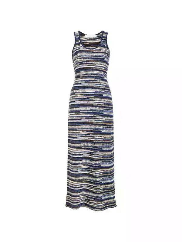 Proenza Schouler White Label Zinah Knit Maxi Dress - Blue | Editorialist