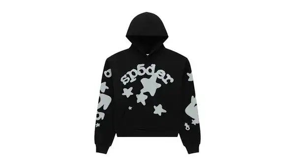 sp5derパーカー黒白 Black and white Sp5der Hoodie | Black & White Spider Hoodie