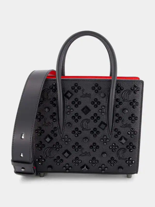 Christian Louboutin Mini Paloma Croc Embossed Leather Satchel