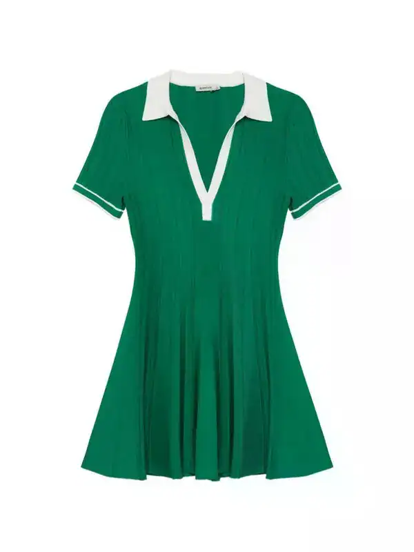 green simkhai dress SIMKHAI Carlee Vegan Leather Dress