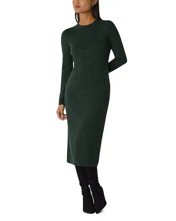 slim fit dress slacks Steel Confidence Off-Shoulder Midi Dress main image 0