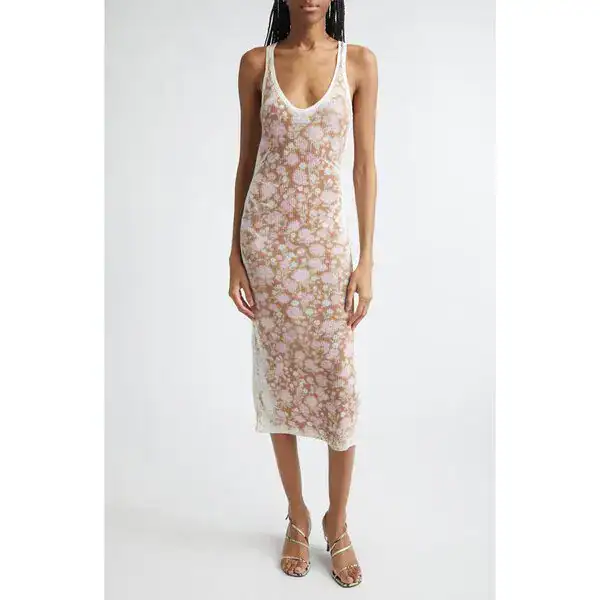kaiko linen wrap dress White Bay Long Sleeves Wrap Dress in Midi – Heidi Klein main image 0
