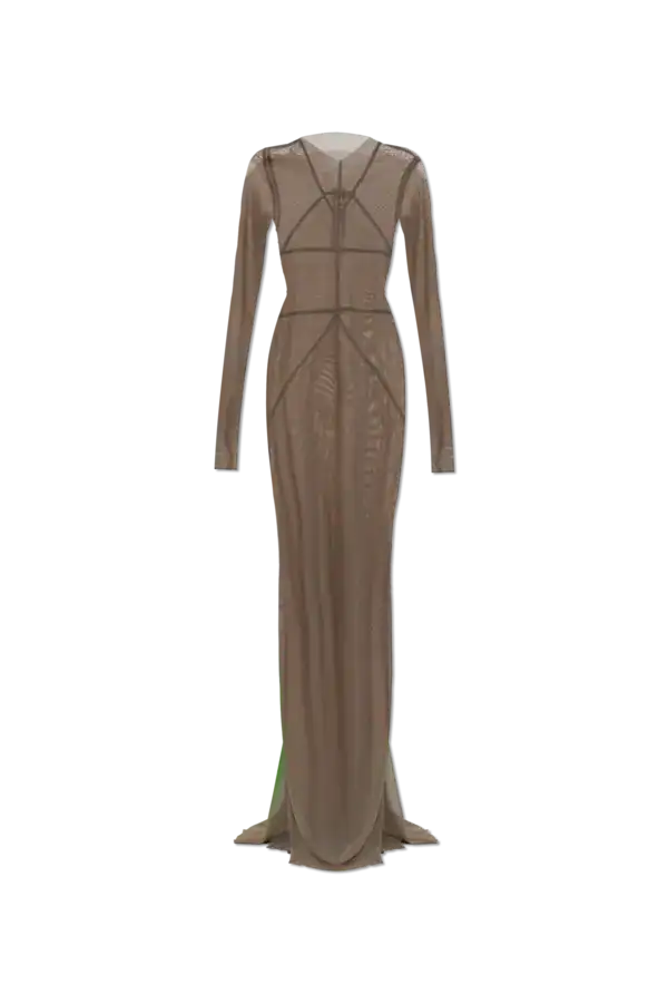 Rick Owens Long Transparent Dress - Grey - 15% Off | Editorialist