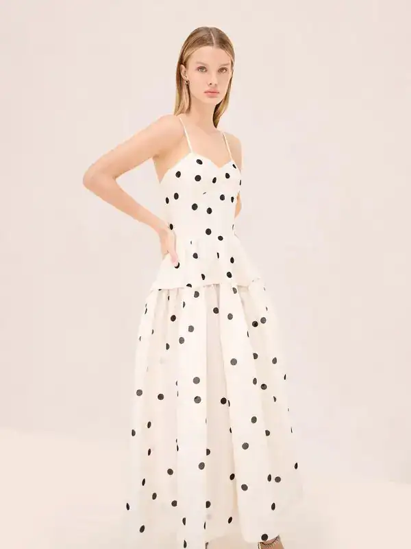 alexis black and white dress Alexis main image 0