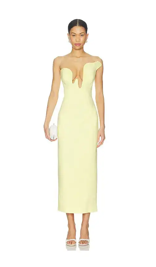 canary yellow formal dress Fiora Maxi Dress Canary Yellow main image 0