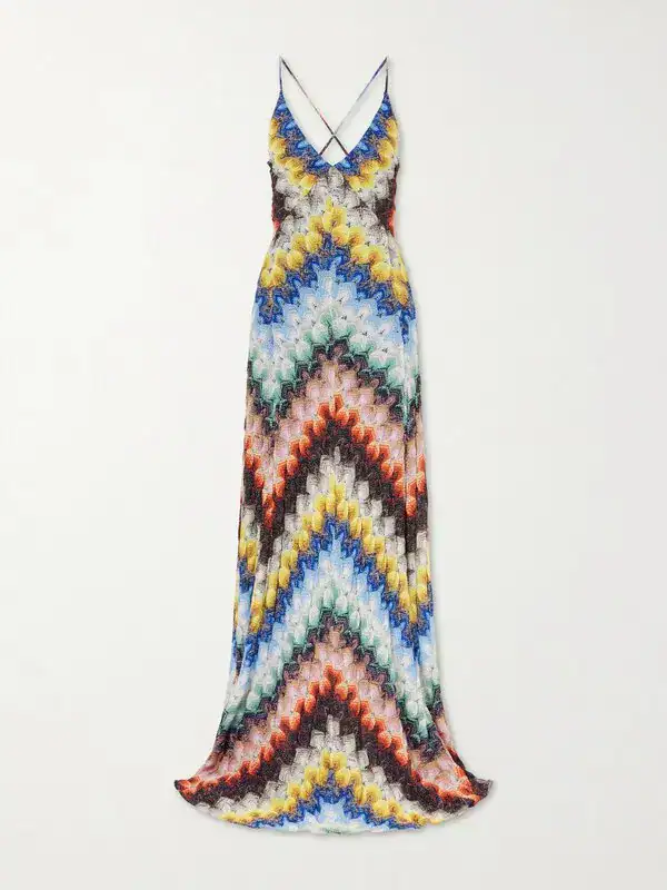 Beach Dress Metallic Knit Coverups | Editorialist