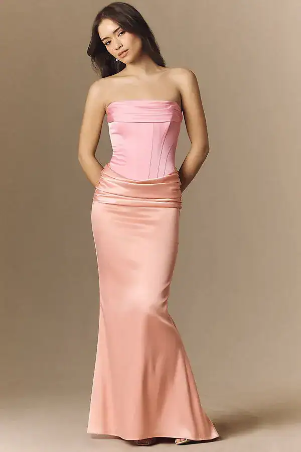 mare mare piper strapless fit & flare maxi dress Carmel Maxi Dress main image 1