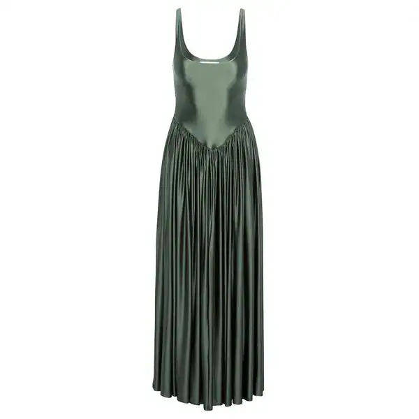 oriana maxi dress gold Gold
