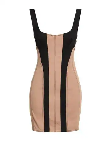 Pinko Mini Bodycon Dress In Beige - 40% Off | Editorialist