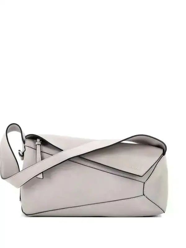 Loewe Puzzle Leather Hobo Bag - Grey | Editorialist