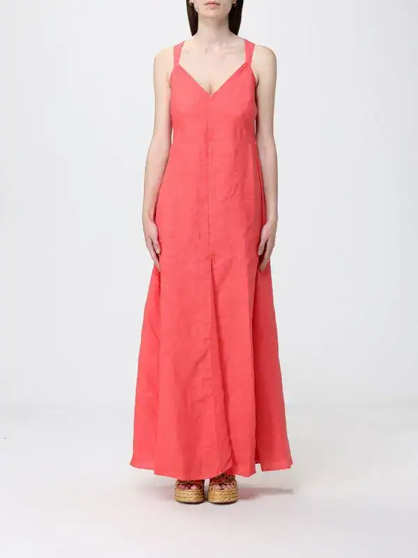 alc poppy linen mini dress Zimmermann Alchemy Neon Poppy Racer Halter Mini Dress main image 1