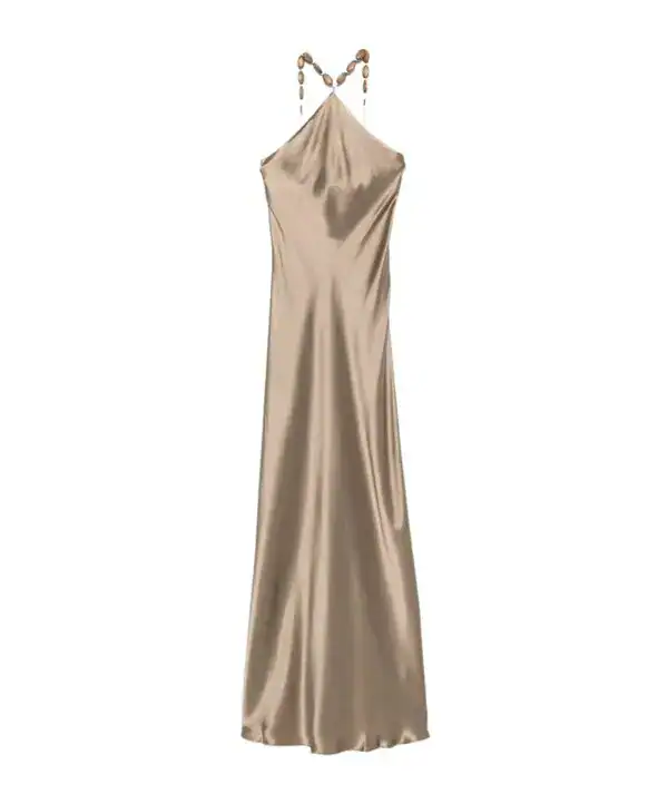 Cadence Halterneck Beaded Dress