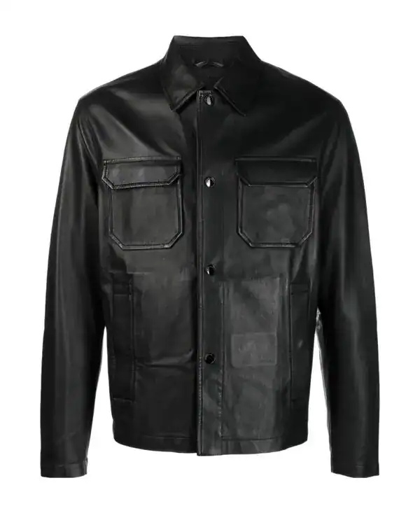 ジャケット・アウター archive EMPORIO ARMANI Leather Jacket Emporio Armani Leather Jackets For Men