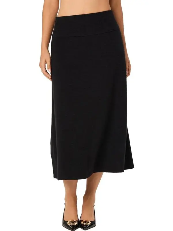 Astr The Label Knit Midi Skirt - Black