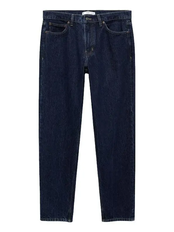Mango Straight Leg Jeans - Open Blue