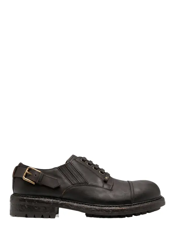 Dolce & Gabbana Lace-up Derby Shoes - Brown