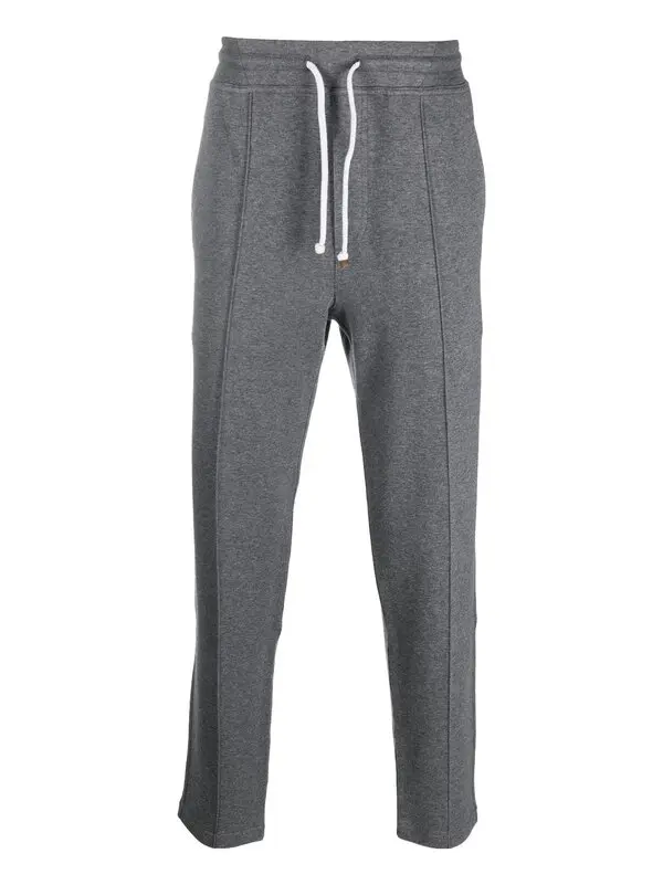 Brunello Cucinelli Drawstring-waist Track Pants - Grey