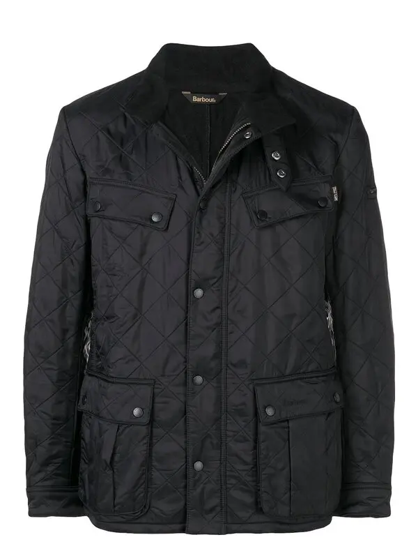 Barbour Ariel Polarquilt Multiple-pockets Jacket - Black