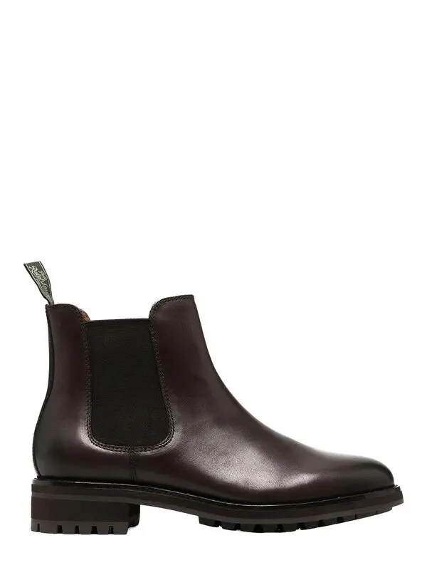 Ralph Lauren Bryson Leather Chelsea Boots - Brown