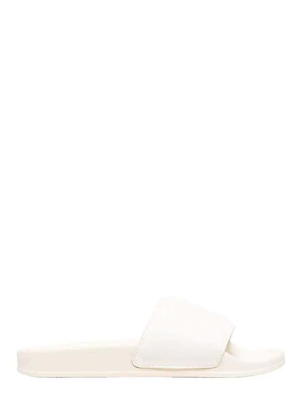 Heron Preston Tonal Logo Debossed Slides - Neutrals