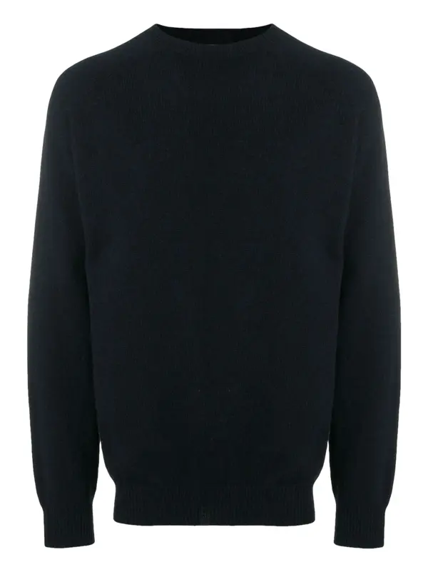 Sunspel Crew Neck Sweater - Blue