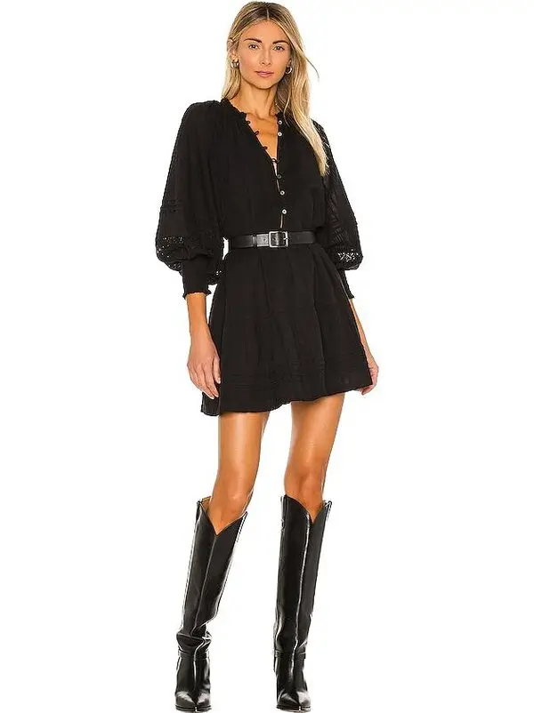 CLEOBELLA Meadow Mini Dress - Black