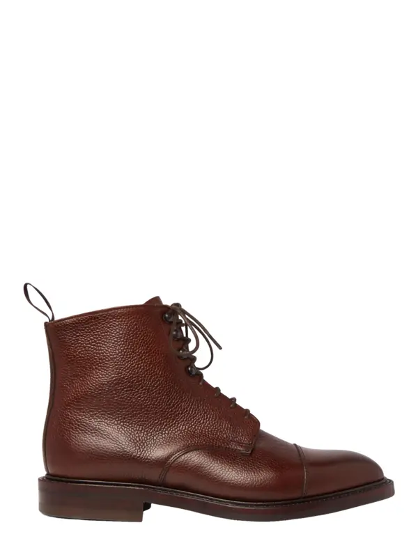 Kingsman George Cleverley Cap-toe Leather Boots - Brown