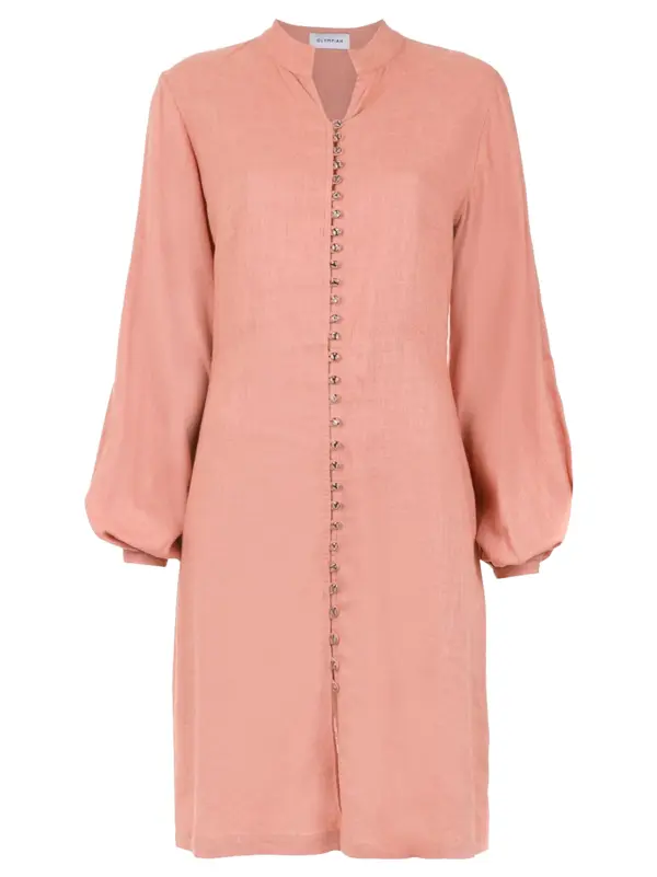 OLYMPIAH Romania Shirt Dress - Neutrals