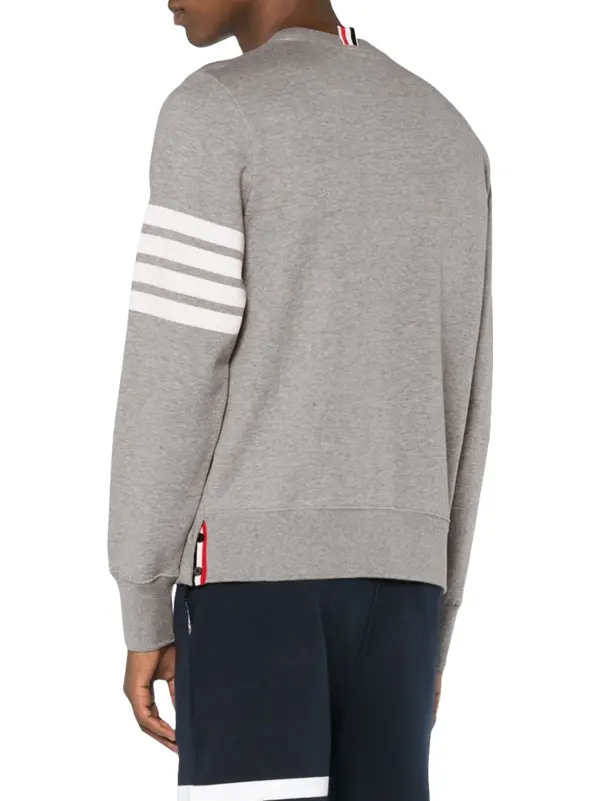 Thom Browne Engineered 4-bar Jersey Sweatshirt - Grey