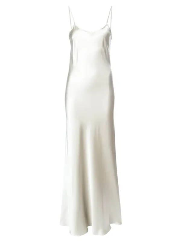 Voz Liquid Slip Dress - Grey