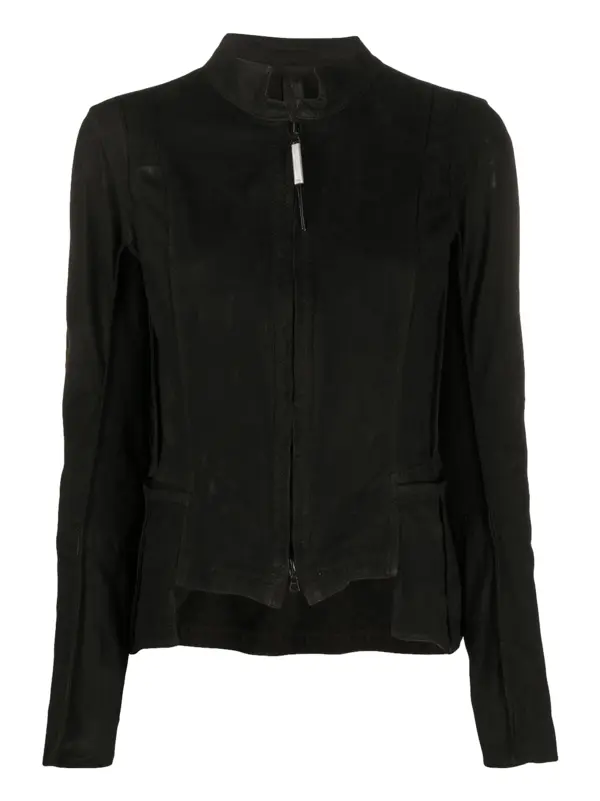 ISAAC SELLAM EXPERIENCE Fitted Zip-up Jacket - Black