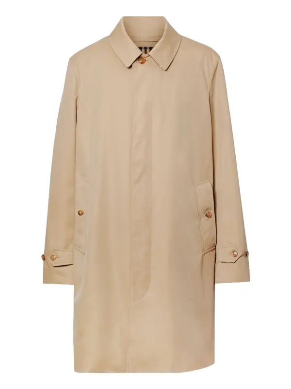 Burberry Cotton Gabardine Car Coat - Brown