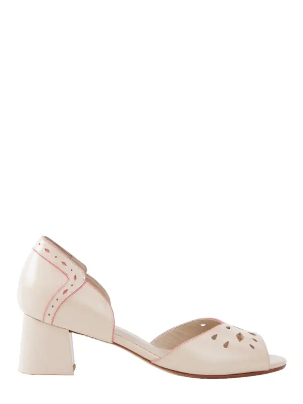 STUDIO CHOFAKIAN Chunky Heel Pumps - Neutrals