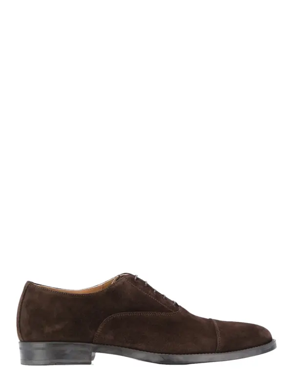 SCAROSSO Cesare Lace-up Oxford Shoes - Brown