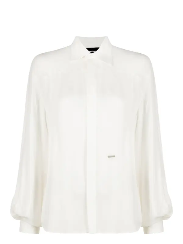 Dsquared2 Silk Button-up Shirt - White