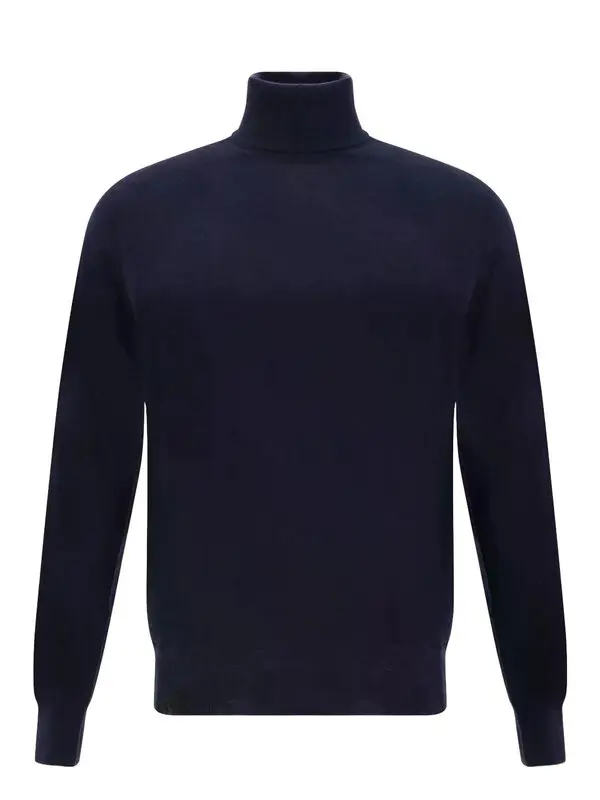 Brunello Cucinelli Turtleneck Cashmere Jumper - Blue