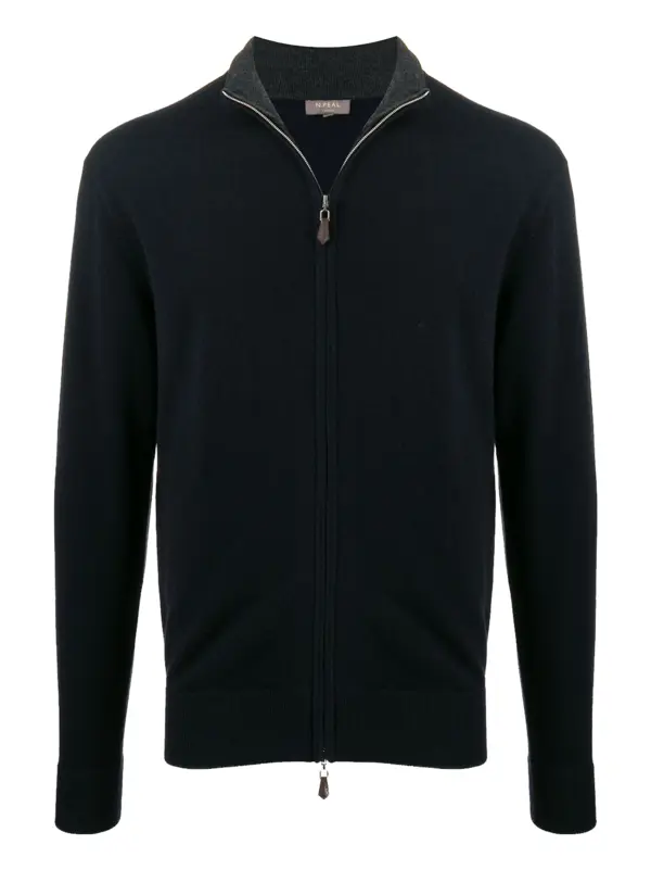 N.peal The Hyde Zip-up Cardigan - Blue