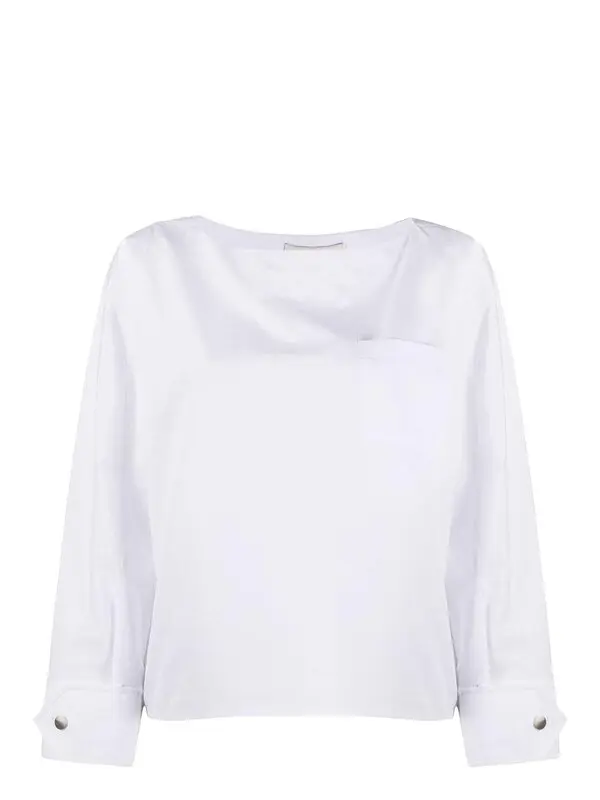 3.1 Phillip Lim Boat Neck Blouse - White