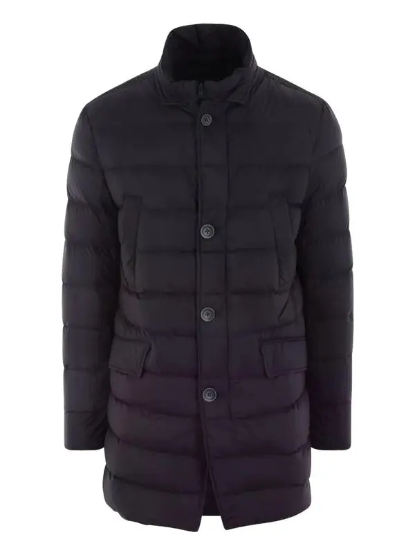 Herno Padded Straight Fit Jacket - Blue
