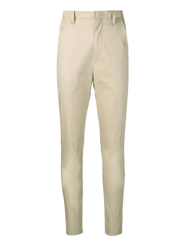 MARANT ETOILE High-waisted Tapered Trousers - Neutrals
