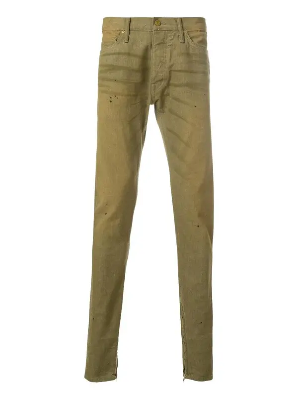 Fear Of God Whisker Detail Trousers - Green