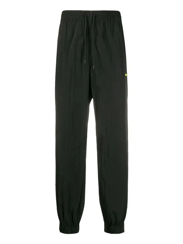 MSGM Neon Logo Track Pants - Black