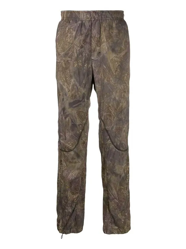 1017 Alyx 9sm Digital Print Tapered Trousers - Brown