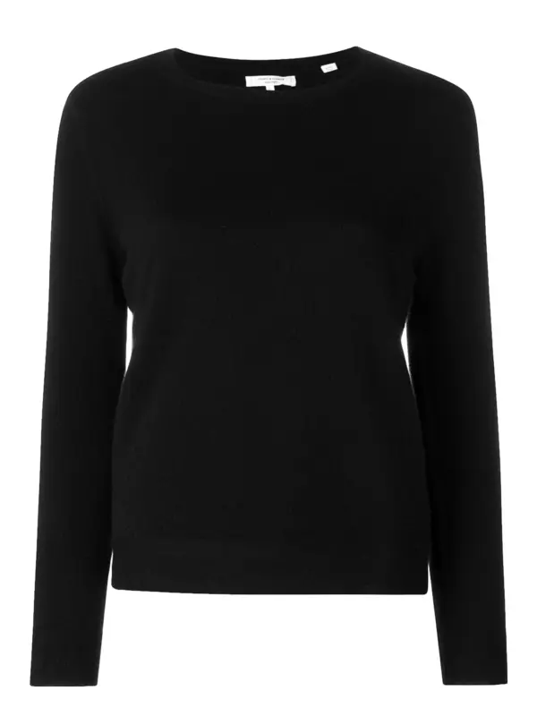 Chinti & Parker Crew-neck Cashmere Sweater - Black