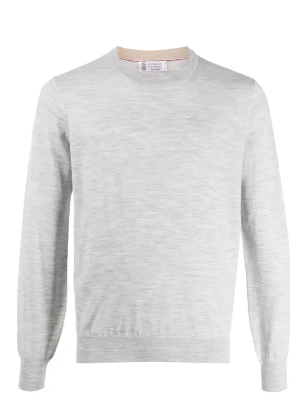 Brunello Cucinelli Long Sleeve Pullover - Grey