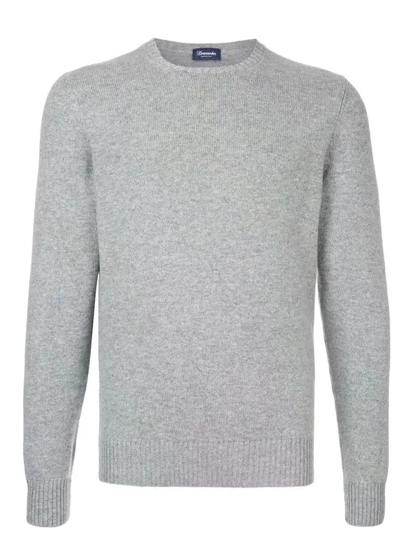 DRUMOHR Long-sleeve Cashmere Jumper - Grey